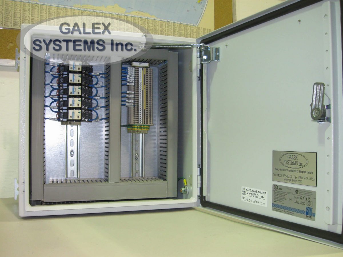 50 – Fire Doors Control Box | Galex Systems Inc.